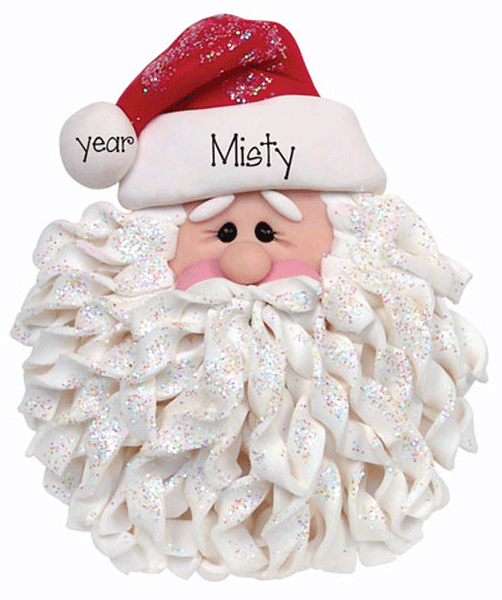 Santa Face-Personalized ornament My Personalized Ornaments
